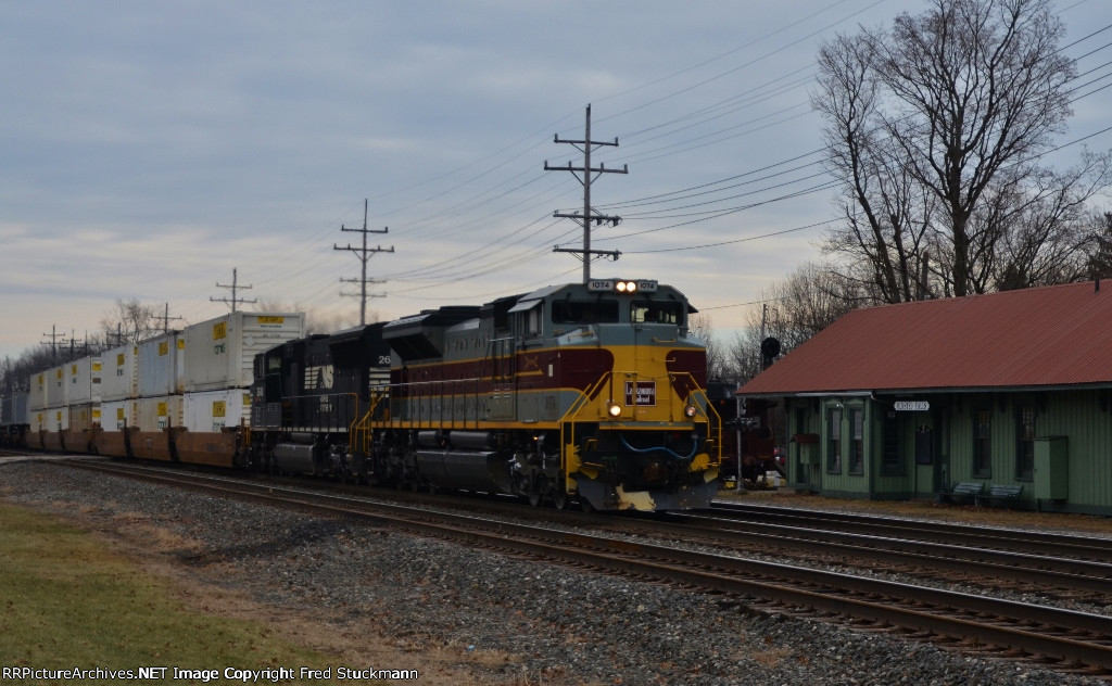 NS 1074 has seen some action.